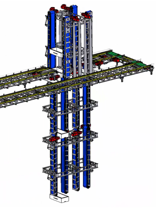AQU Elevator system for EPS boxes - Solutions for fish processing